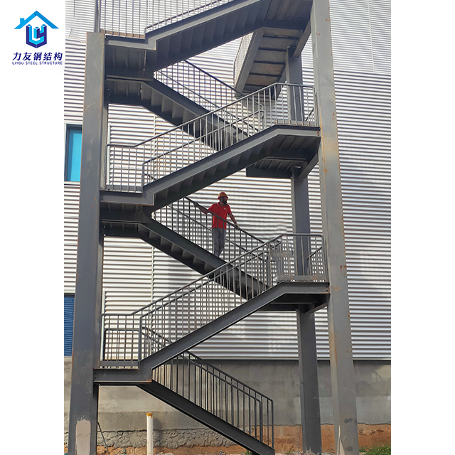 Steel Frame Stairs - Produced by China Steel Structure Manufacturer