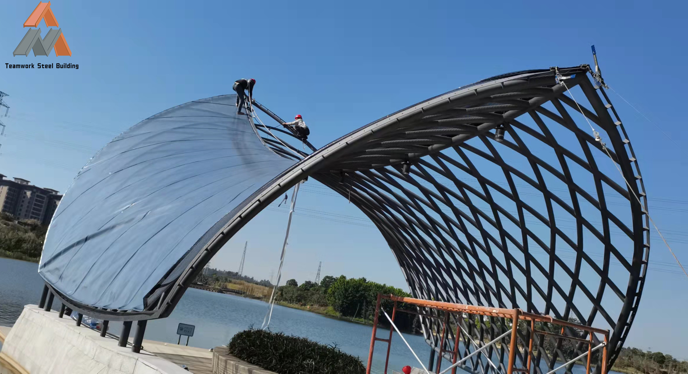 Prefabricated Steel Structure Art Gallery - China Steel Structure ...