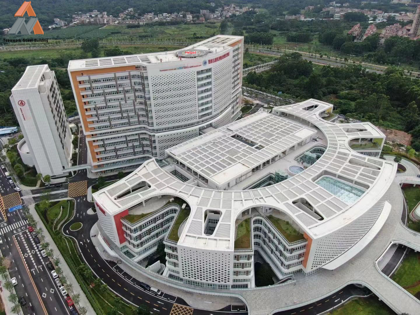 Steel Construction of the Helipad丨Steel Structure Company丨Teamwork