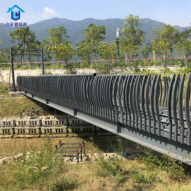 Metal Frame Pedestrian Bridge for Scenic Area -Guangdong Liyou Steel ...