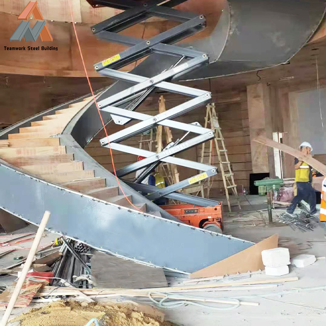 Steel Frame Stairs - Produced by China Steel Structure Manufacturer