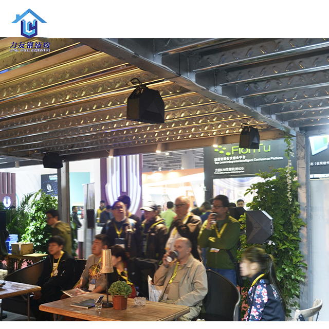 Metal Building With Exhibition Booth - Guangdong Liyou Steel Structure ...